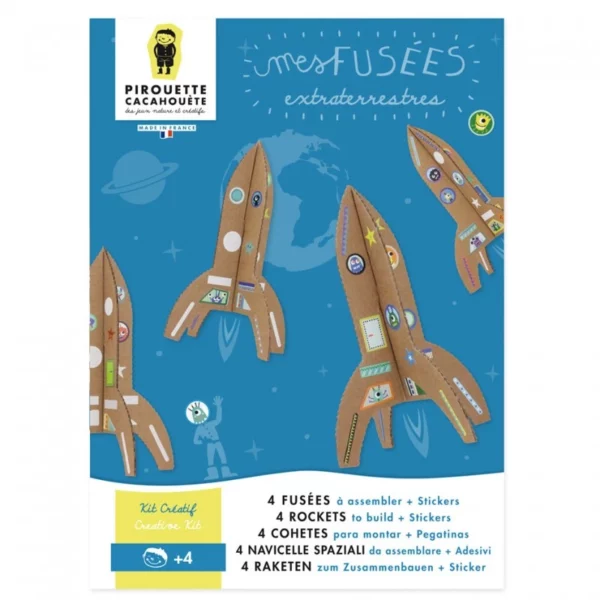 Kit créatif enfant Mes Fusées - De jolies choses
